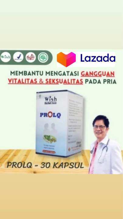 WISH PROLQ Asli BPOM Dr. Boyke Obat Multivitamin Pria | Lazada Indonesia