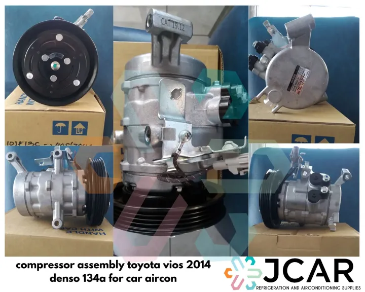 Compressor Assembly Toyota Vios 2014 Denso 134A for Car Aircon | Lazada PH