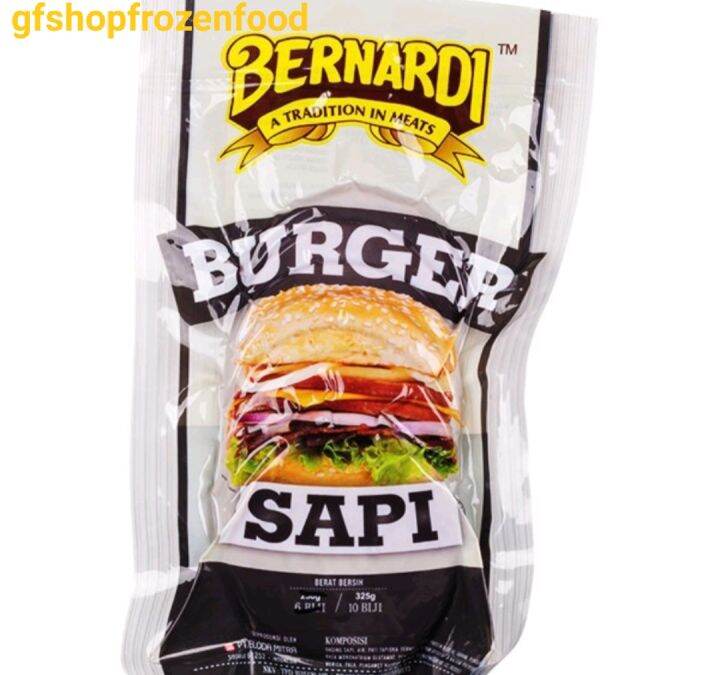 Bernardi Beef Burger Sapi Isi 10 / Frozen Food | Lazada Indonesia