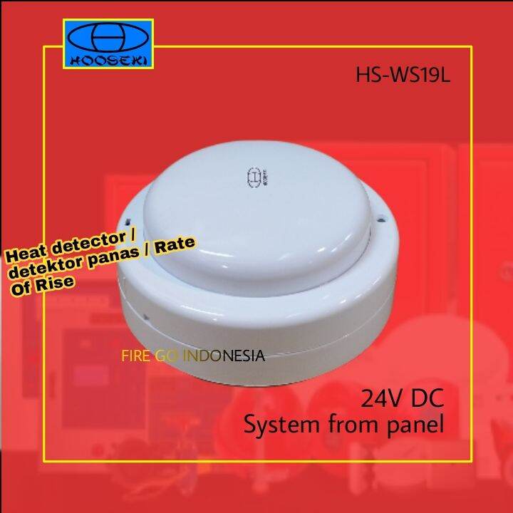 Heat detektor HOSEKI fire alarm sensor panas api kebakaran | Lazada ...