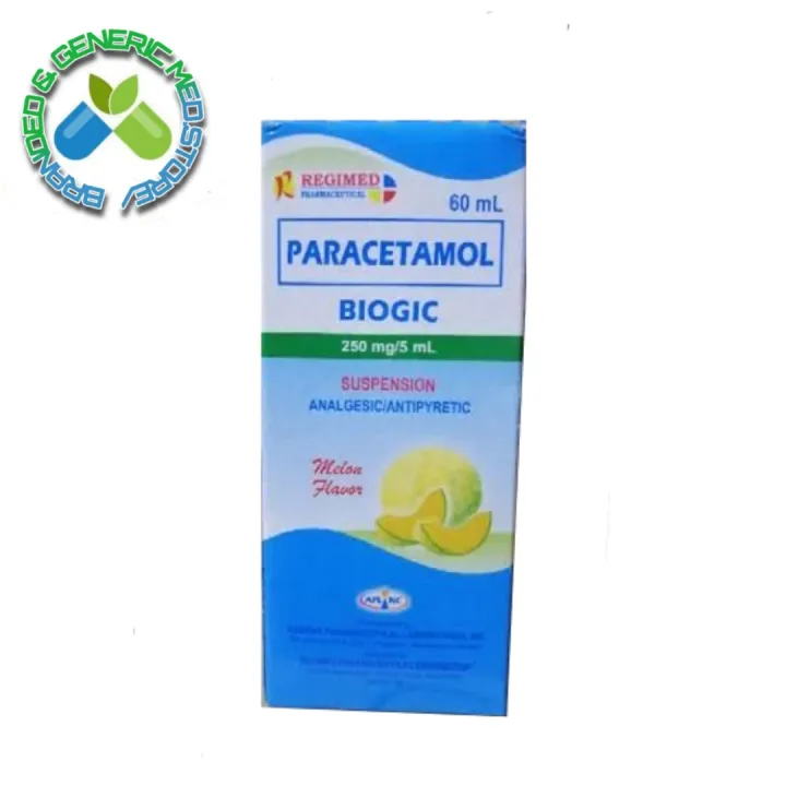 Biogic Suspension 250mg/5ml (Analgesic&Antipyretic) | Lazada PH
