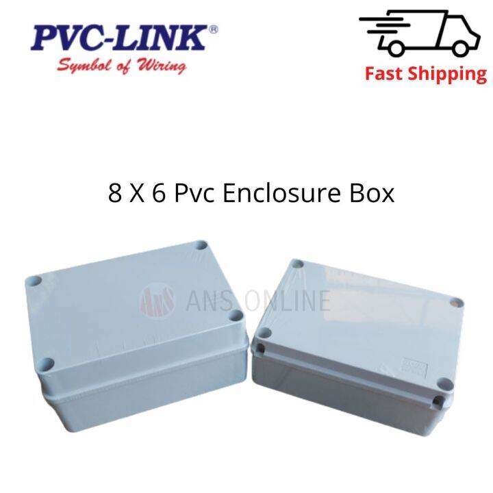 Pvc Link 8 x 6 ABS Pvc Enclosure Box Plastic Autogate | Lazada