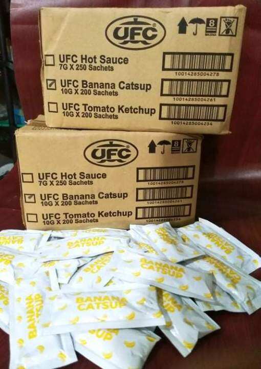 Ketchup Sachets/ UFC / BANANA KETCHUP -200pcs/box | Lazada PH