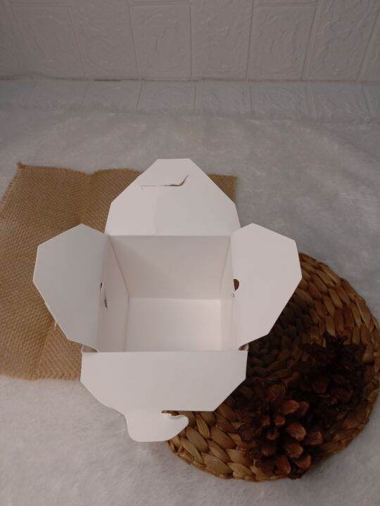 KEMASAN RICE BOX DUS RICE BOX BAHAN IVORY FOODGRADE POLOS | Lazada ...