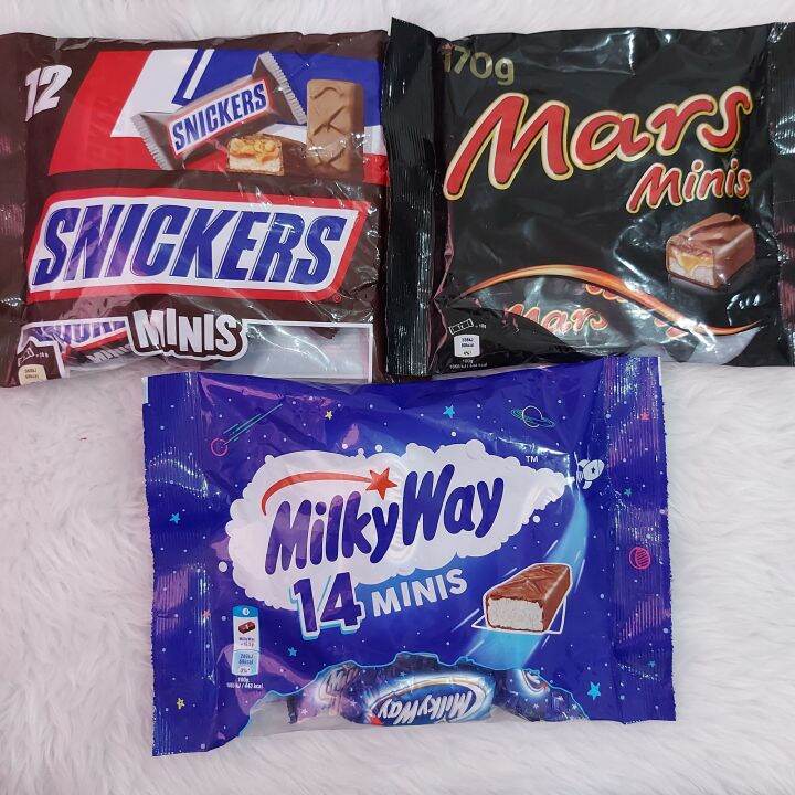 Snickers/Milky Way/Mars Minis Chocolate Bars | Lazada PH