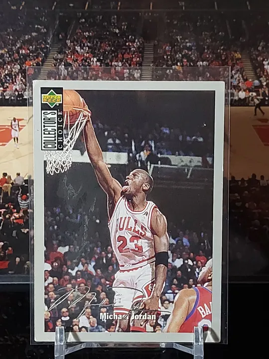 NBA Card Michael Jordan 1994-95 Collector's Choice Silver Script #240 ...