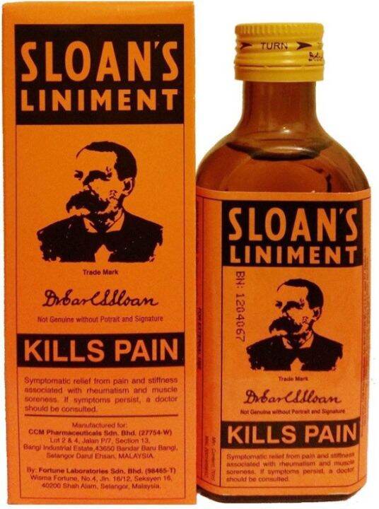 SLOAN'S Liniment Original Pain Relief For Muscle Pain, Sprains ...