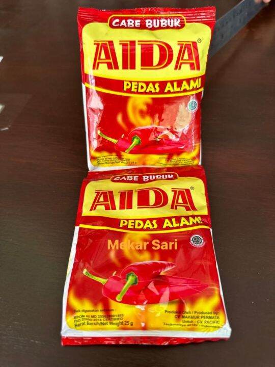 Bubuk Cabe Aida-Pedesnya Nampol-Kemasan 25gr | Lazada Indonesia
