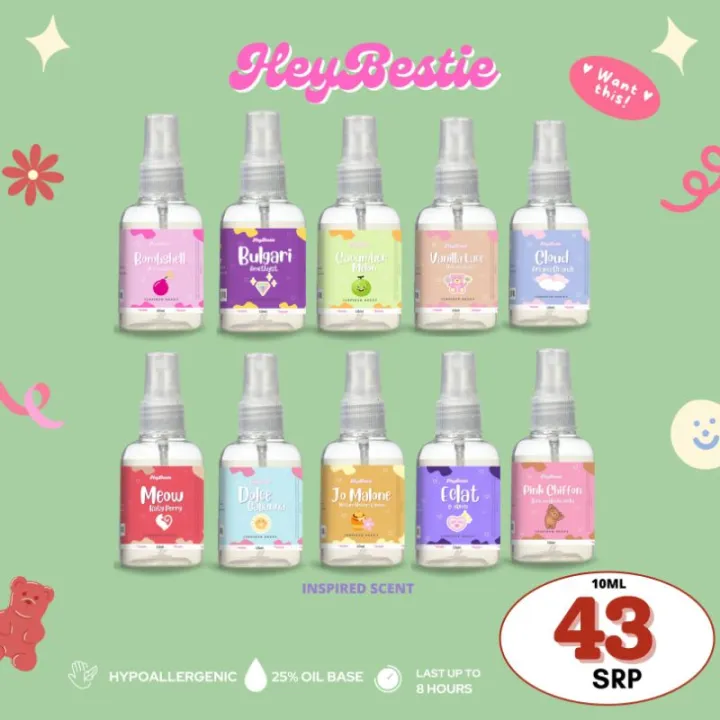 Hey bestie inspired perfume 10ml | Lazada PH