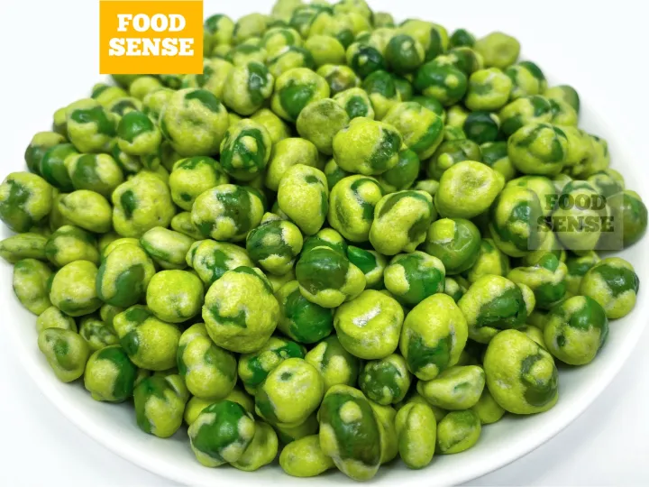Food Sense Wasabi Coated Green Peas • Kacang Hijau Wasabi • 芥末青豌豆 (300g ...