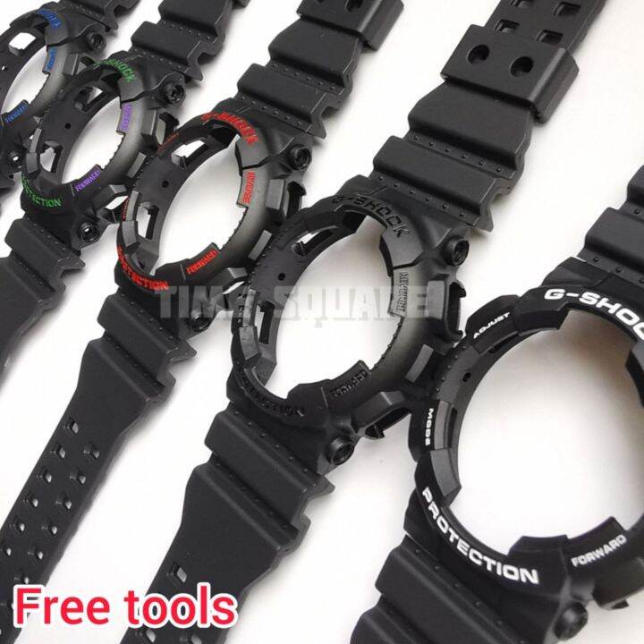 G Shock Ga 100 Ga 110 Ga 120 Gd 100 Gd 110 Gd 120 GAX 100 GShock strap and bezel replacement ...