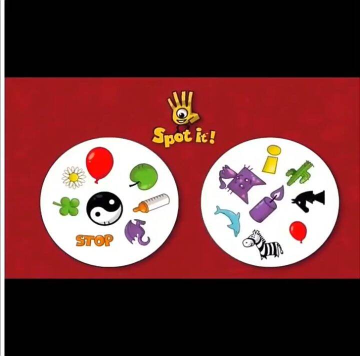 dobble spot it game card เกมของเล่น เกมจับคู่ภาพ เกมการ์ด บอร์ดเกม 55 ...