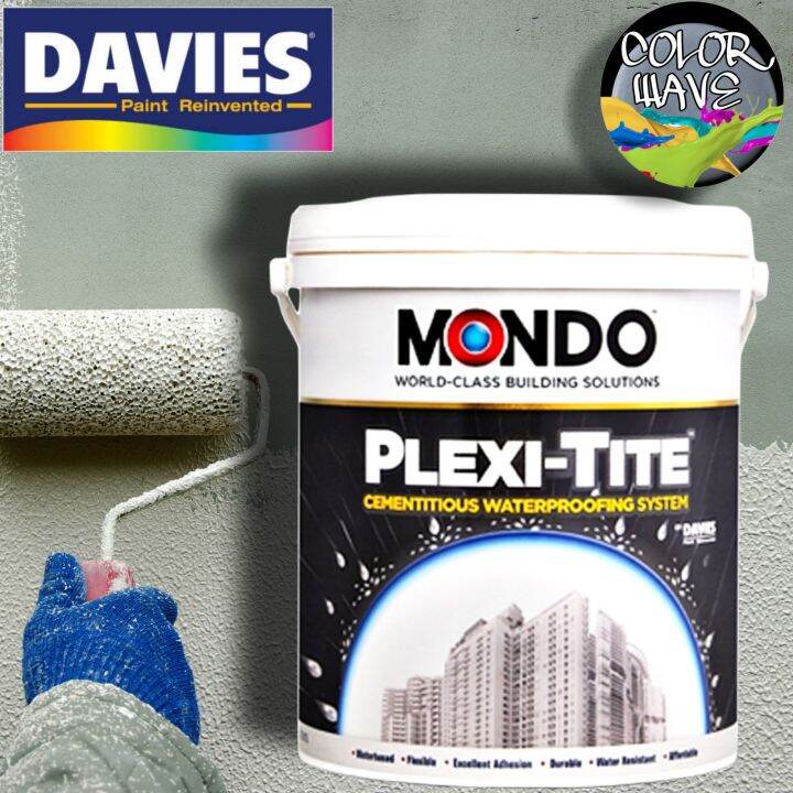 DAVIES MONDO PLEXI-TITE CEMENTITIOUS WATERPROOFING (4liters) | Lazada PH