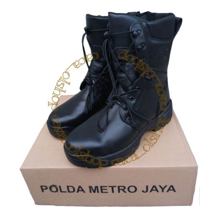 Sepatu PDL Jatah Polri / Polisi / Sabhara Safety | Lazada Indonesia