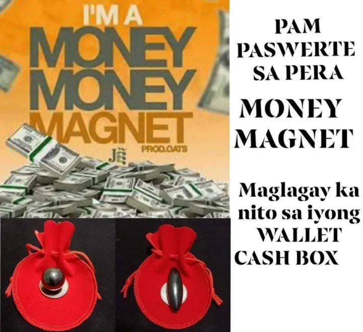 PAMPASWERTE SA PERA/MONEY MONEY MAGNET WITH FREEBIES | Lazada PH