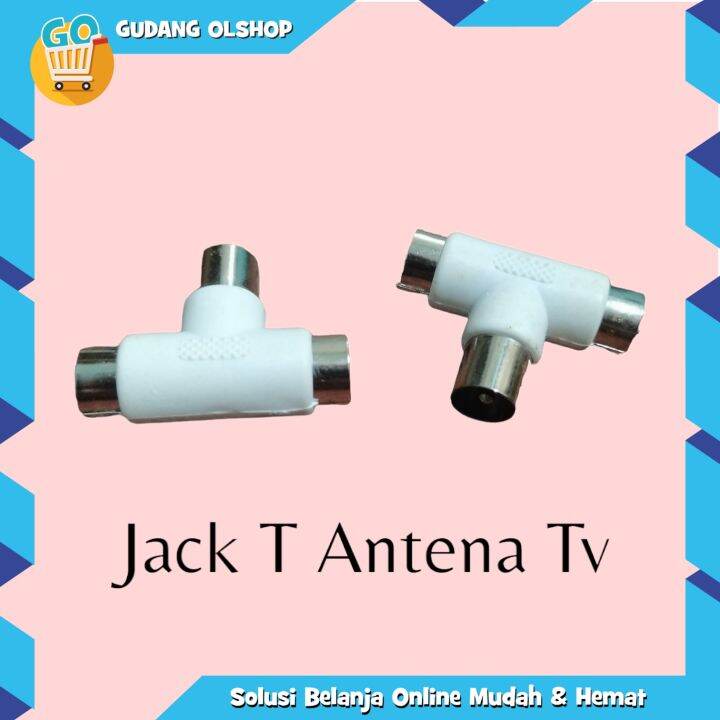 JACK JEK T ANTENA SPLITTER / SAMBUNGAN ANTENA TV | Lazada Indonesia
