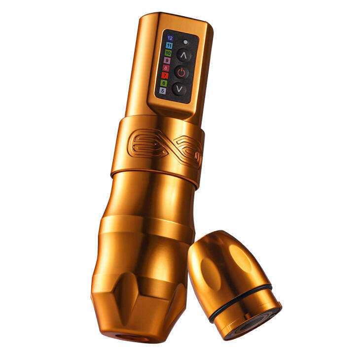 EXO Magiceng Golden Wireless Tattoo Pen Strong Power Fast Charge Long ...