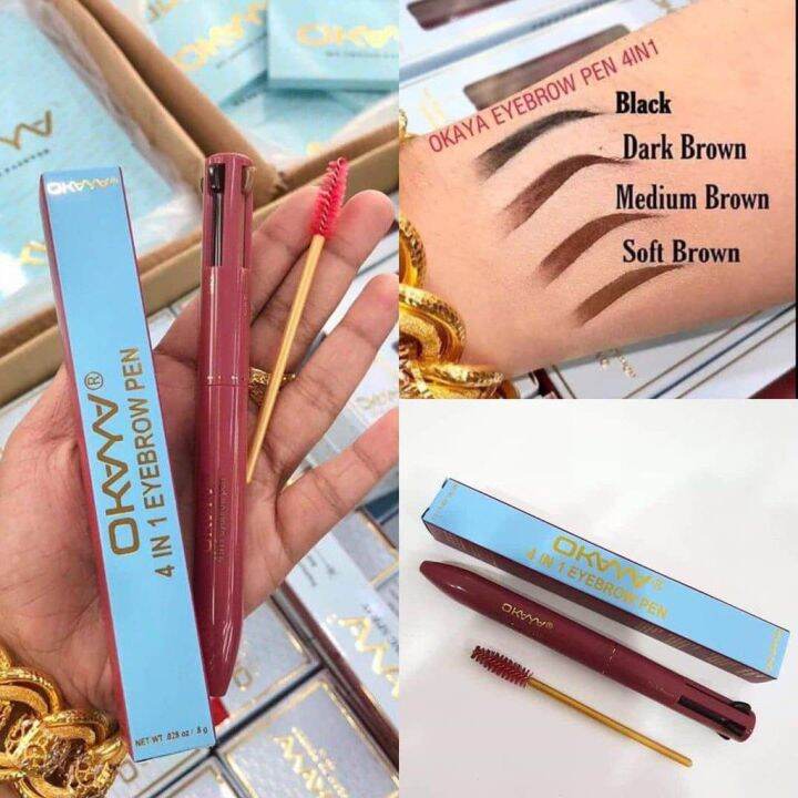 OKAYA EYEBROW PEN 4IN1 ~ Okaya Malaysia | Lazada