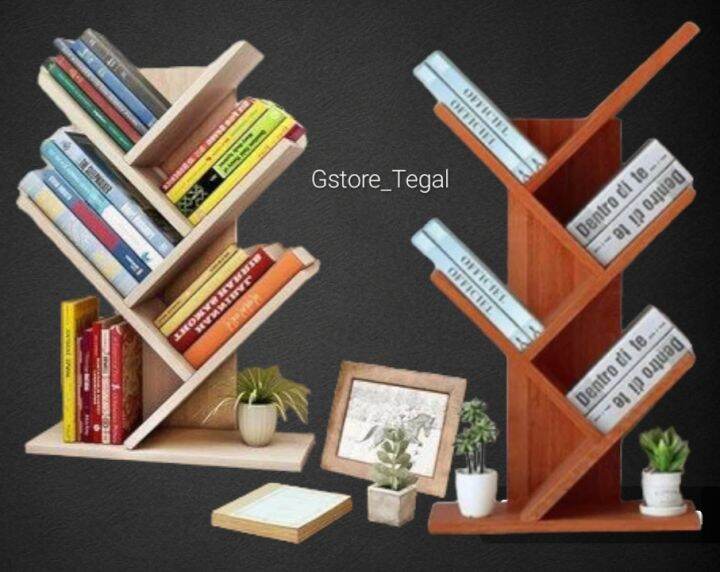 Rak Buku / Rak Pajang Minimalis Modern | Lazada Indonesia