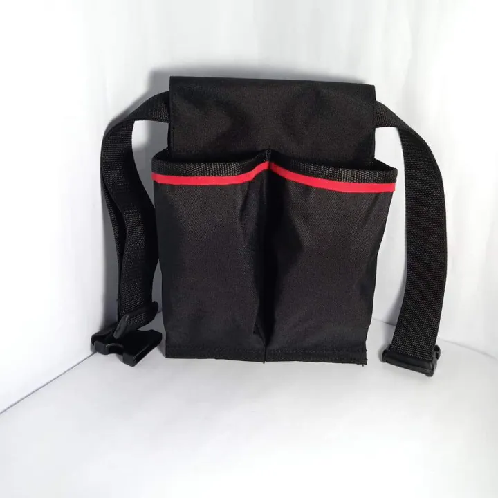 2 POCKETS With Red Lining Bussing Belt /Janitorial Belt Bag/ Utility ...