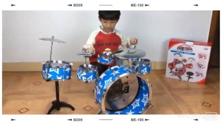 [Adopt A Method] เด็กจำลองกลองแจ๊สของเล่นเท้าเด็กเพลงเคาะเล่นเด็ก ...