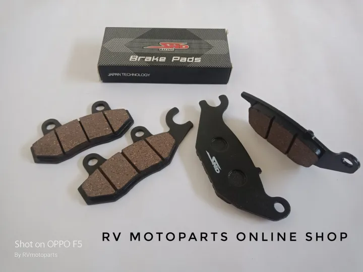 SND racing brake pad Raider 150 Carb & shogun 125 | Lazada PH