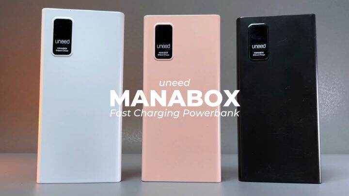 UNEED Powerbank Manabox 10000mAh / 20000mAh / 30000mAh Quick Charge 3.0 ...