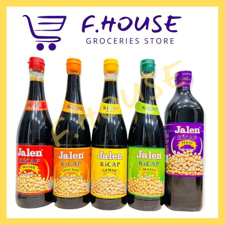 Jalen (650ml) ️Kicap Lemak ️Kicap Lemak Manis ️Kicap Manis ️Kicap Masin ...