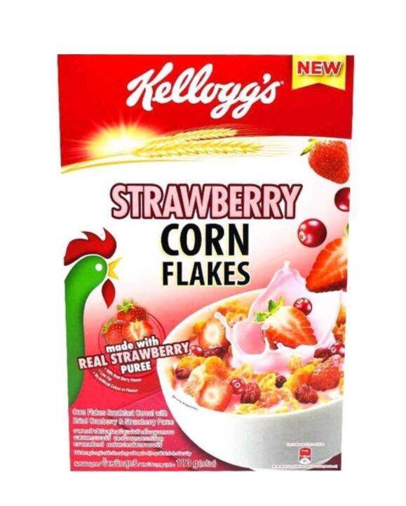 Kellogg's Strawberry Corn Flakes 180g | Lazada PH