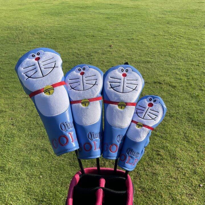 ปลอกคลุมไม้กอล์ฟ โดเรม่อน Doraemon golf clubs cover (rare) PU leather ...