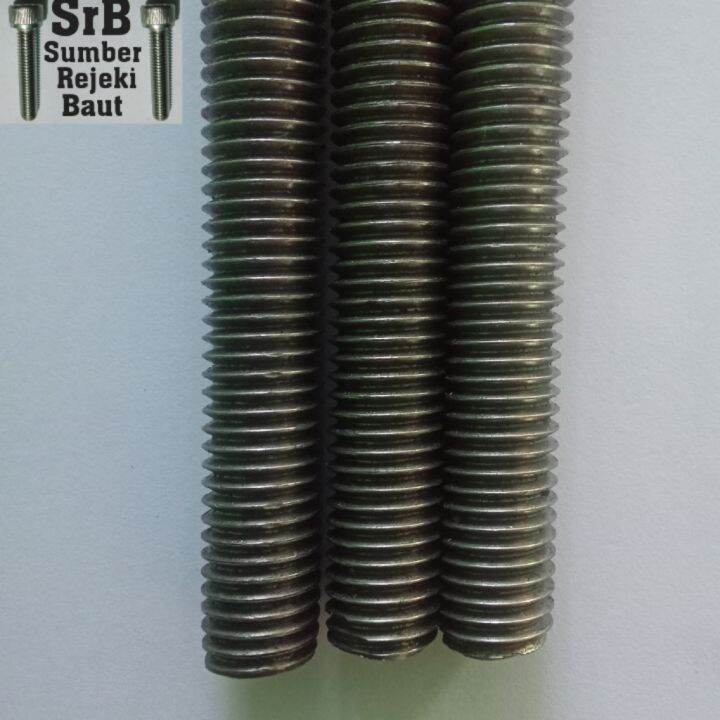As Drat M12 Panjang 1 Meter Baut Full Long Drat | Lazada Indonesia