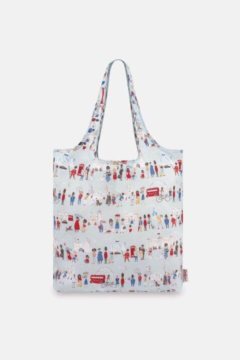 💙แท้💯%จากช้อปอังกฤษ🇬🇧Cath Kidston Foldaway Shopper “ London People ...