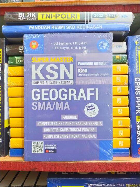 Buku Olimpiade Super Master KSN Geografi SMA Penuntun Menuju IGeO | Lazada Indonesia