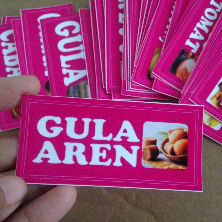 (KODE P7) STIKER BUMBU | LABEL BUMBU | STIKER BUMBU DAPUR | NAMA BUMBU ...