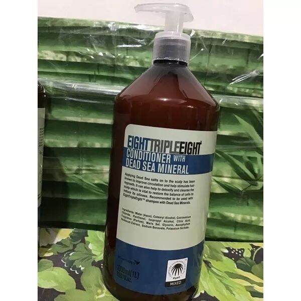 Eight Triple Eight conditioner with Dead Sea Mineral 1L | Lazada PH