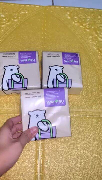 Tisu Bambu Wateru / Premium Bamboo Facial Tissue 150 Sheets 2 Ply ...