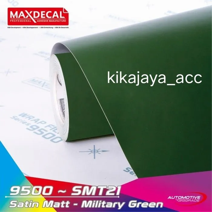 SKOTLET HIJAU ARMY DOFF SATIN ukuran 1m x 50cm STIKER SKOTLET MOTOR MOBIL MILITARY GREEN SATIN ...