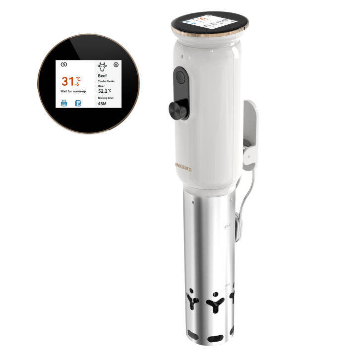 INKBIRD ใหม่ล่าสุด ISV-101W WiFi เครื่อง Sous Vide ปุ่มหมุน 1000W Sous ...