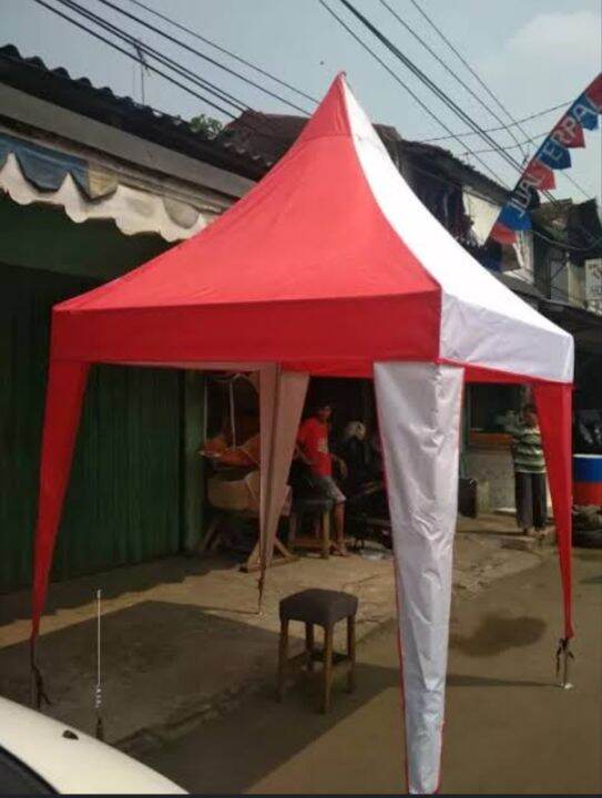 cover tenda 2x2 kerucut hanya kain atap saja penutup tenda tanpa besi ...