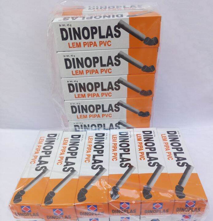 LEM PIPA PVC isi 12pcs / lem paralon Dinoplas | Lazada Indonesia