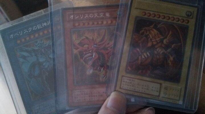 1 Set of Original Yu-Gi-Oh Legendary God Ra Obelisk Osiris Limited ...