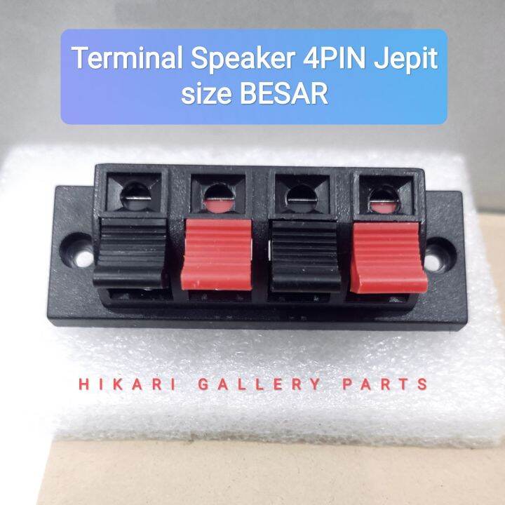 Terminal Speaker 4 Pin Jepit Ukuran BESAR / Terminal Speaker 4pin kaki ...