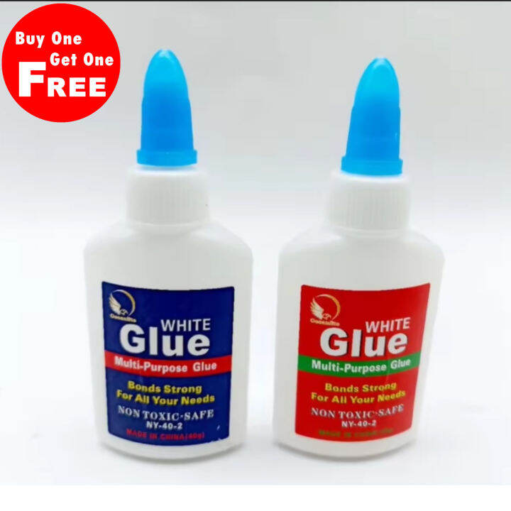 Buy 1Get 1 Free Set White Glue For School Multi-purpose Glue | Lazada PH