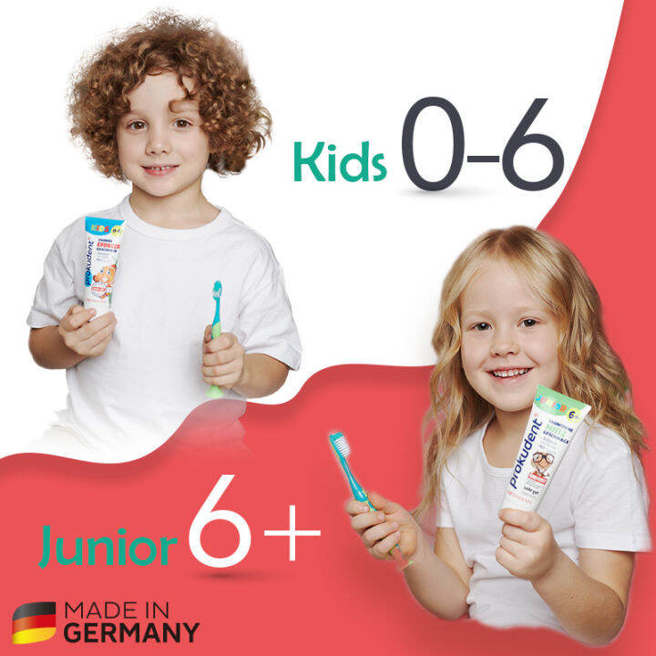prokudent Junior Toothpaste for Children 6+(Bundle 2) with fluoride ...