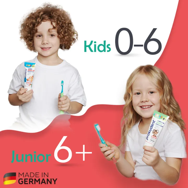 prokudent Junior Toothpaste for Children 6+ [Bundle 3]with 1450 ppm ...