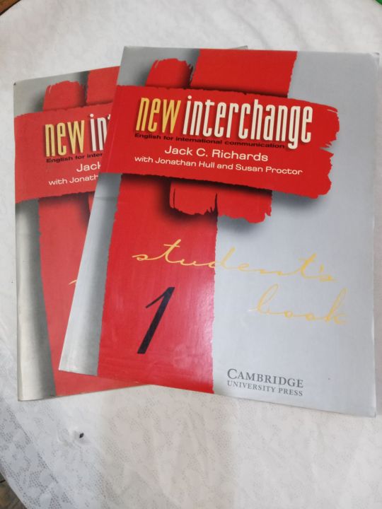 New Interchange student book and work book from Cambridge University ...
