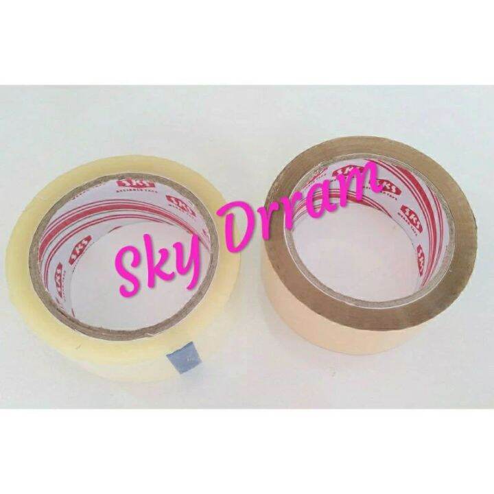 Lakban bening | coklat SKS | lakban opp | lakban karton 2 inch x 80 yard | Lazada Indonesia