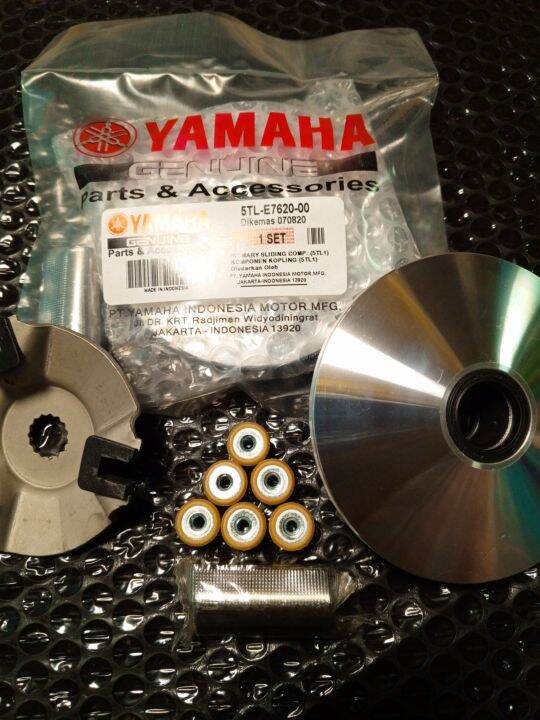 {KZ} YAMAHA GENUINE Pulley Set For YAMAHA MIO SPORTY 5TL,Fino,Soul Carb ...