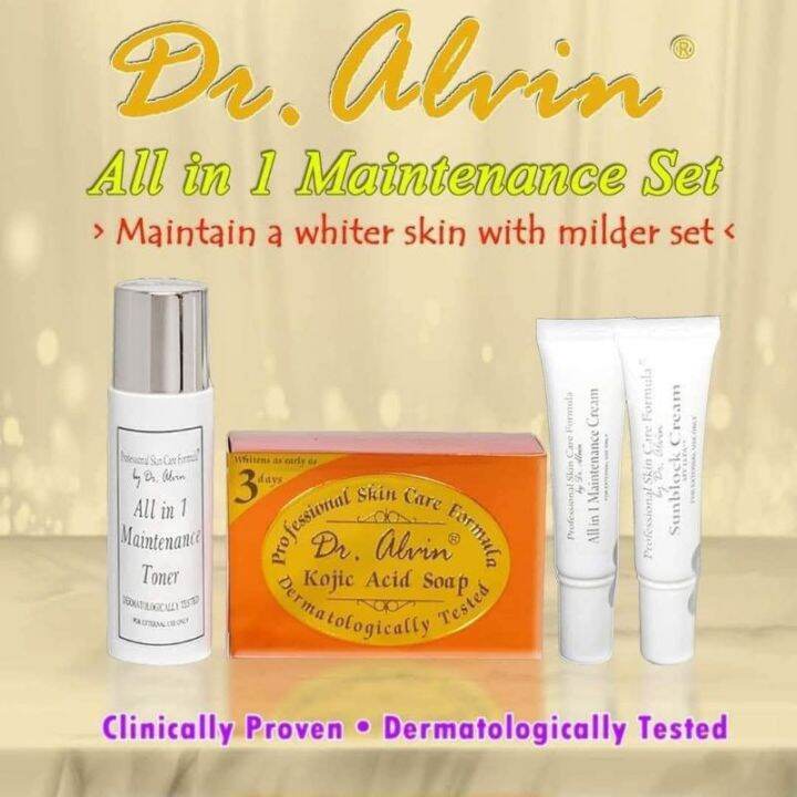 The ORIGINAL Rejuvenating Set Doctor. ALVIN MAINTENANCE SET Authentic 🥰 ...