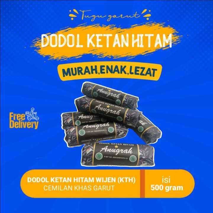Dodol Ketan Hitam 1kg Oleh Oleh Picnic Cemilan Asli Khas Garut free ...